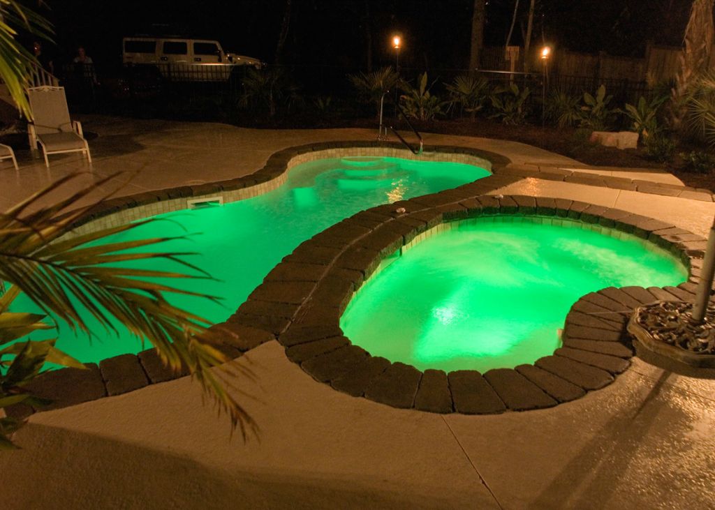 Heritage Custom Pools | Blue Hawaiian Fiberglass Pools Natural Shaped ...