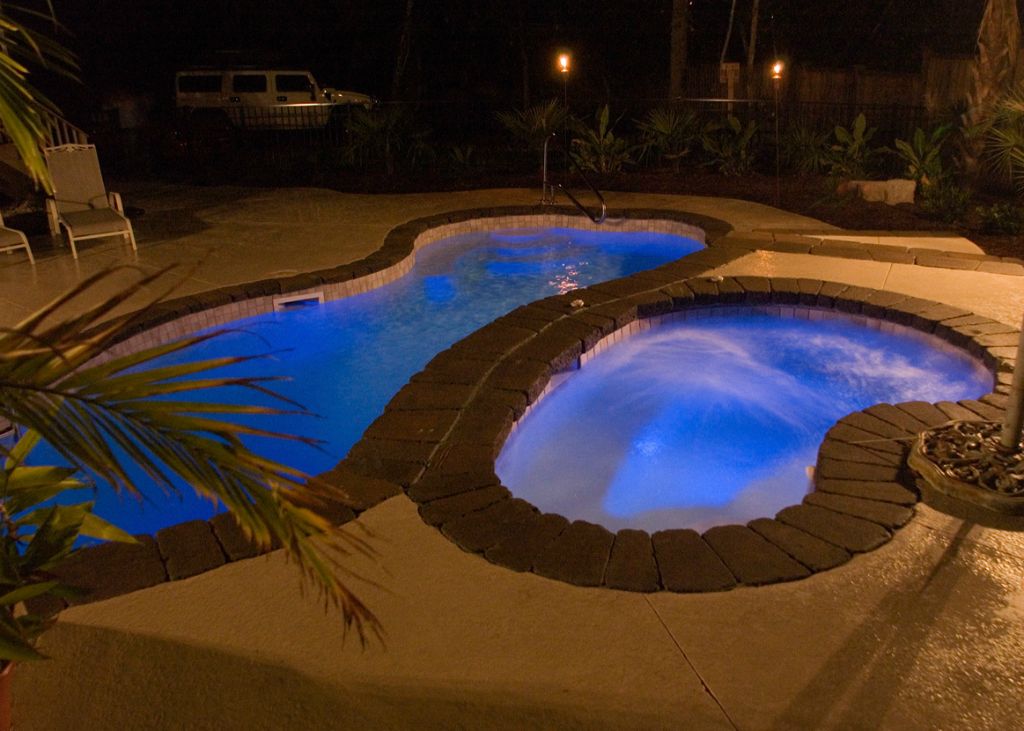 Heritage Custom Pools | Blue Hawaiian Fiberglass Pools Natural Shaped ...