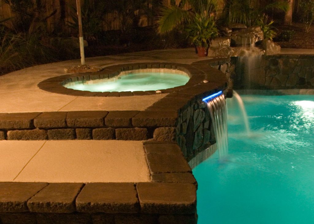 Heritage Custom Pools | Blue Hawaiian Fiberglass Pools Natural Shaped ...