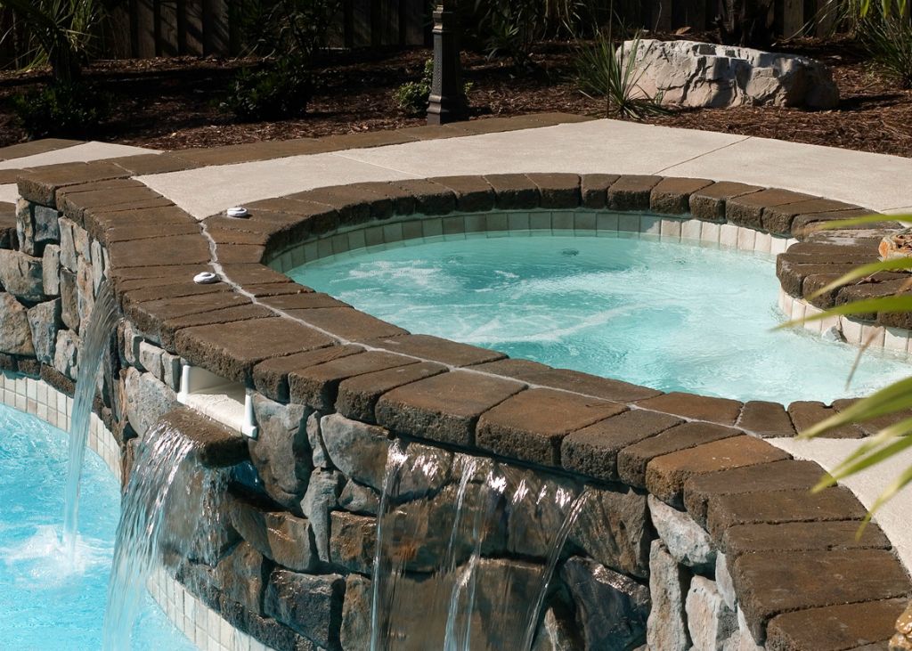 Heritage Custom Pools | Blue Hawaiian Fiberglass Pools Natural Shaped ...