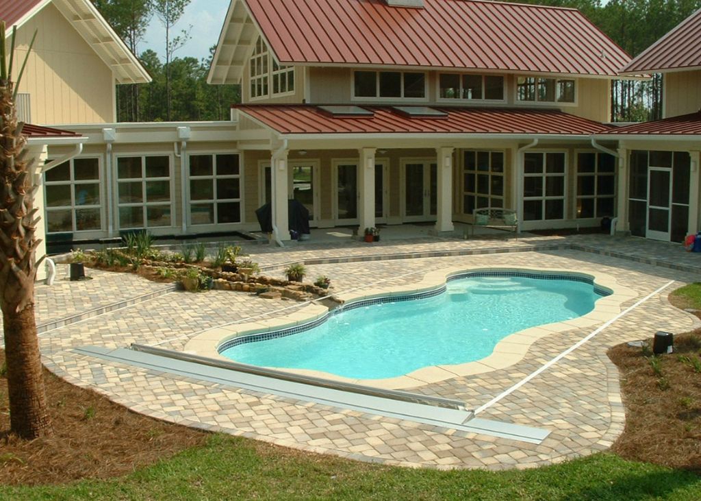Heritage Custom Pools | Blue Hawaiian Fiberglass Pools Natural Shaped ...