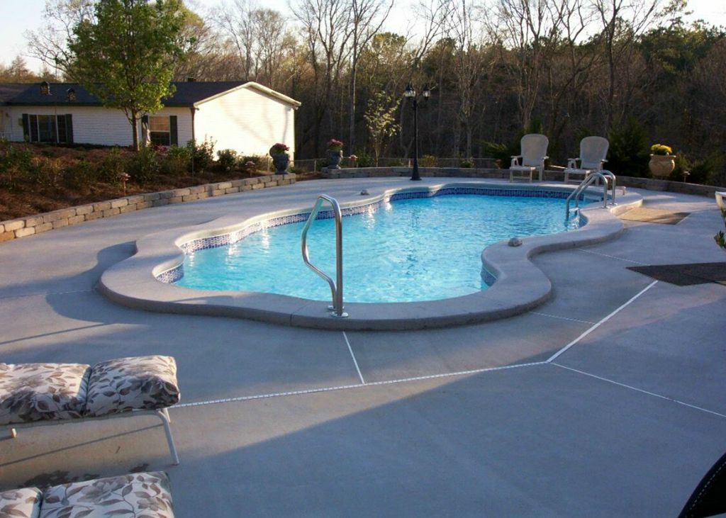 Heritage Custom Pools | Blue Hawaiian Fiberglass Pools Natural Shaped ...