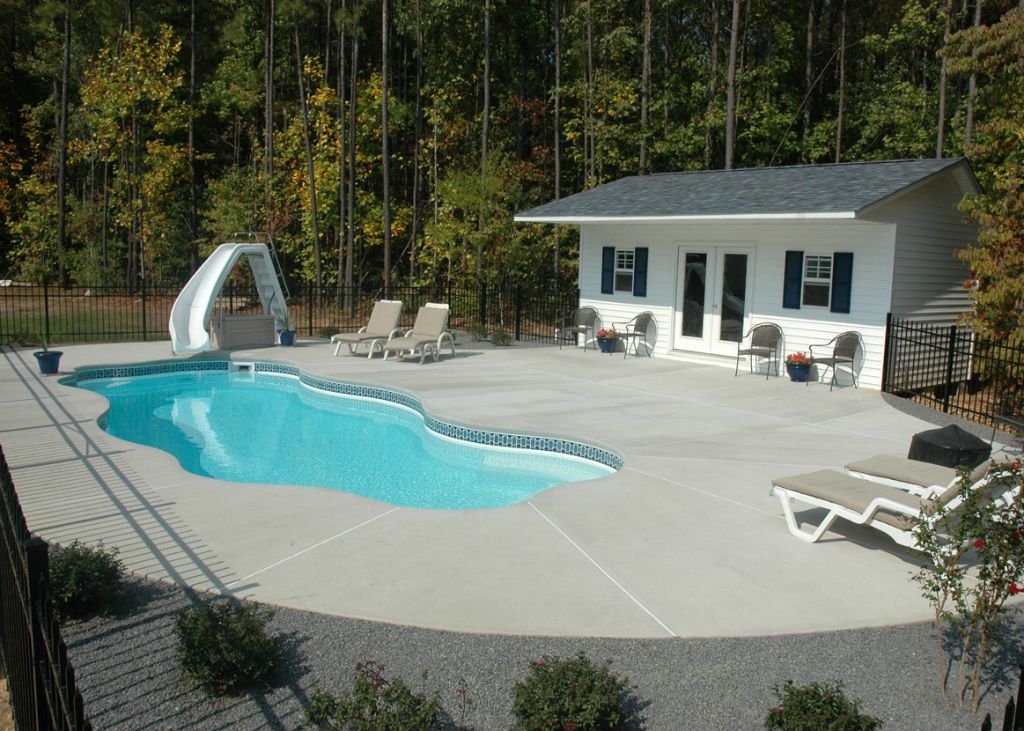 Heritage Custom Pools | Blue Hawaiian Fiberglass Pools Natural Shaped ...